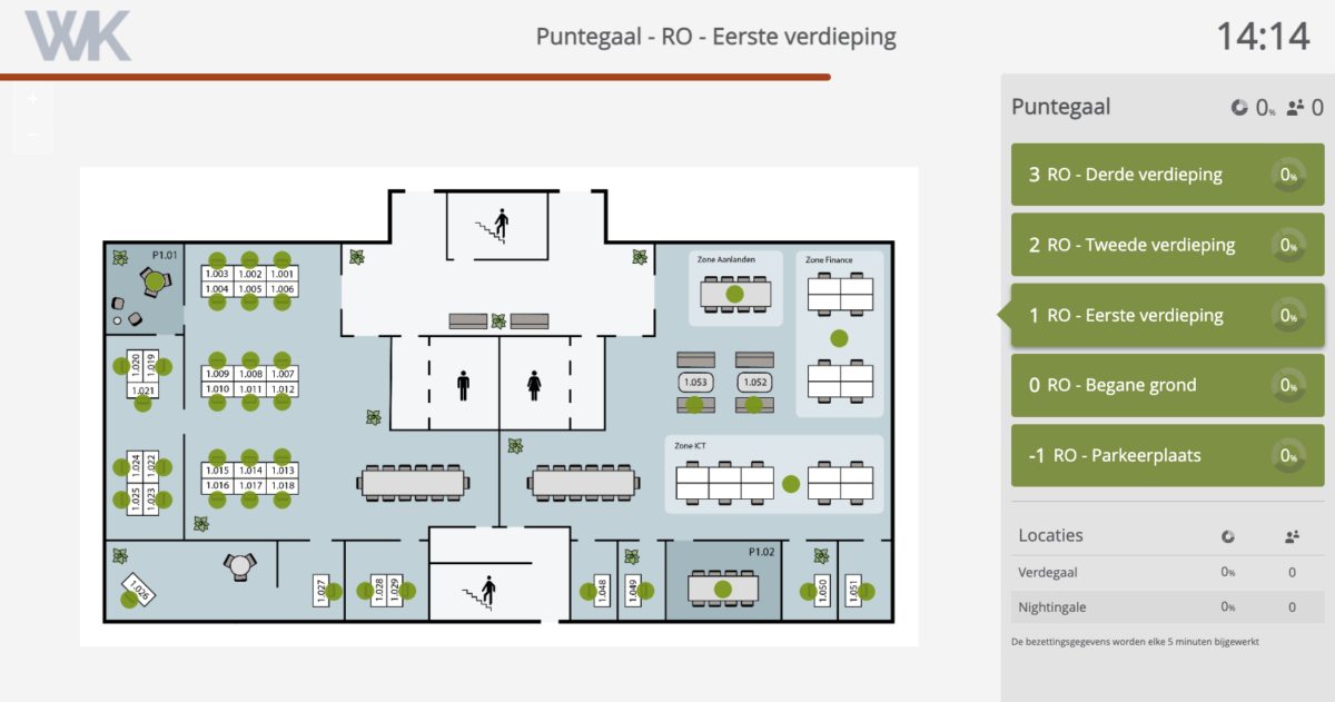 Installation Spaceviewer - Officebooking - Works for you.