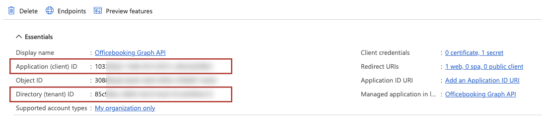 Office 365 - Graph Integration for Meeting rooms - Officebooking ...