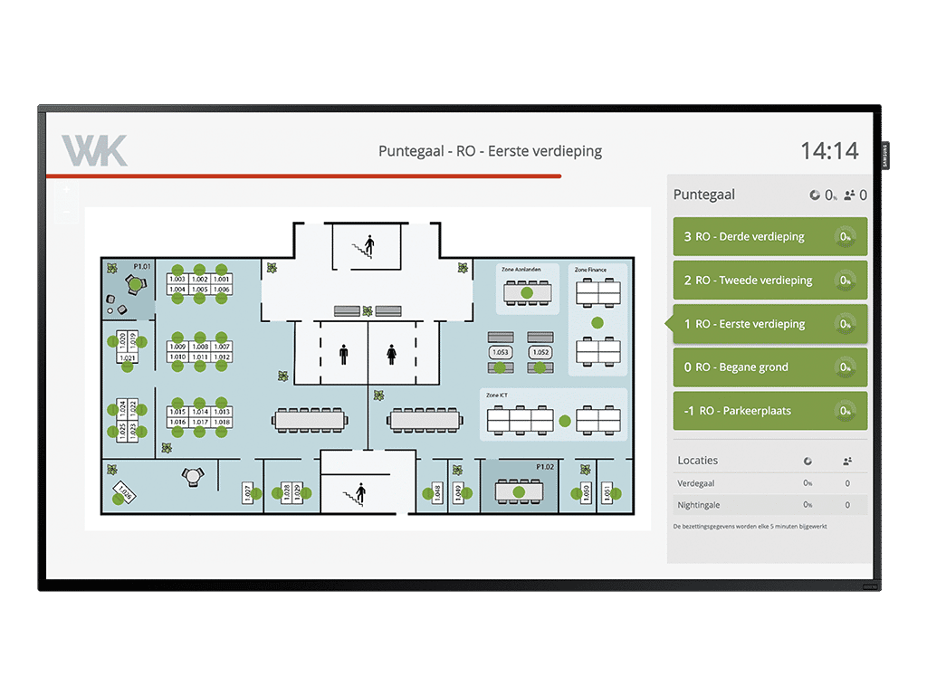 Digital Signage Solutions - Officebooking - Works for you.