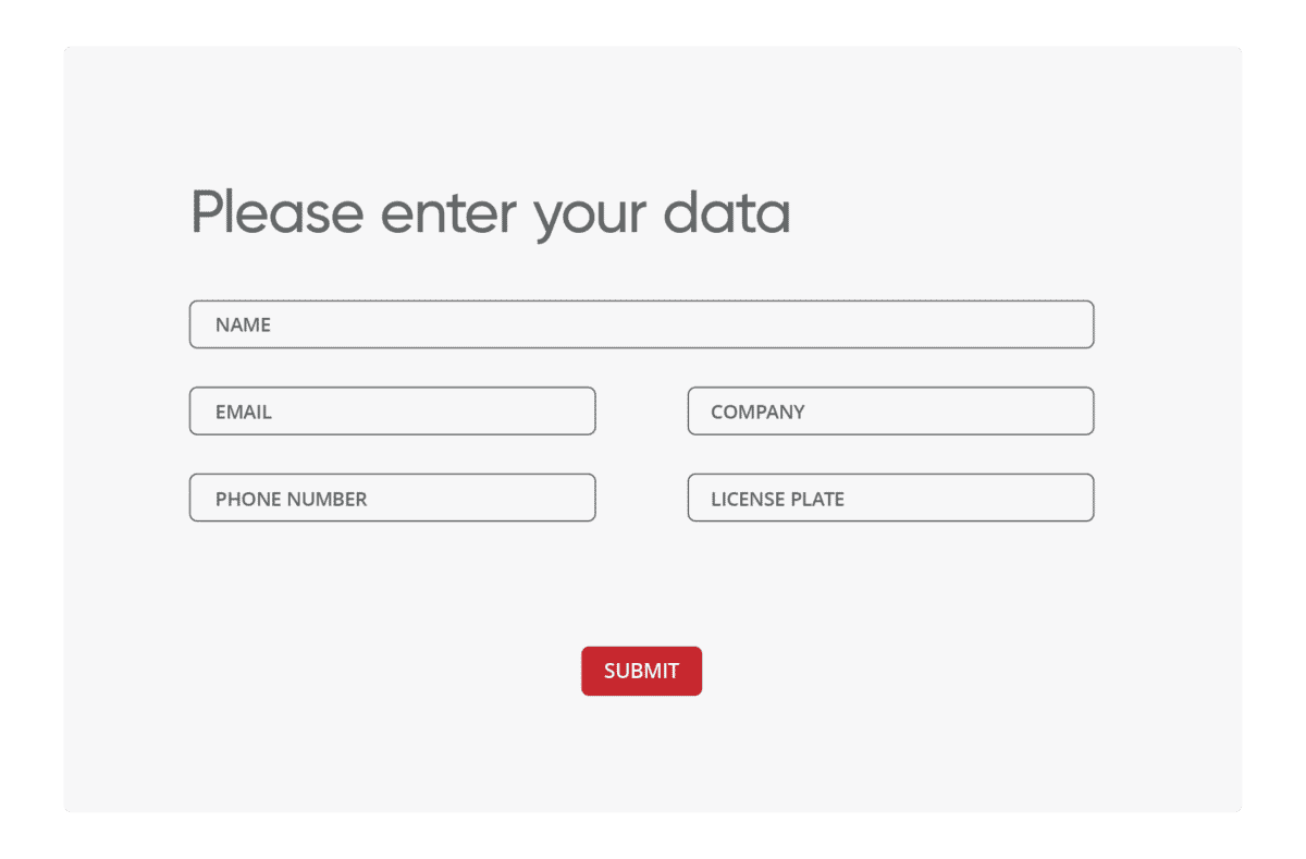 Visitor registration kiosk - Officebooking - Works for you.