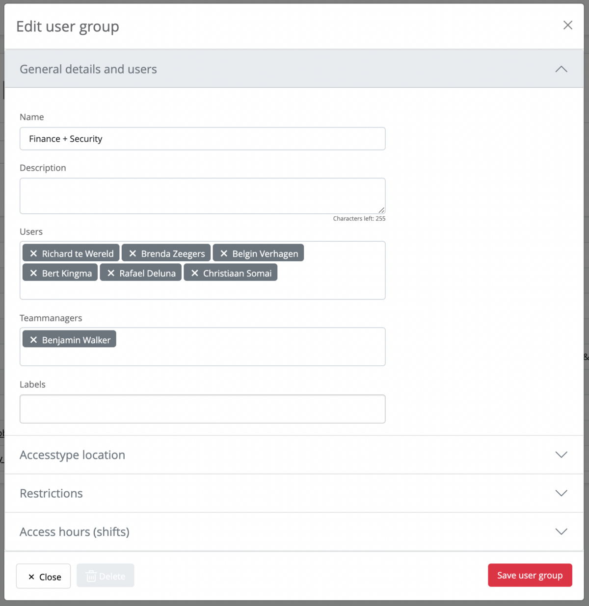 Superuser Team Management - Officebooking - Works for you.